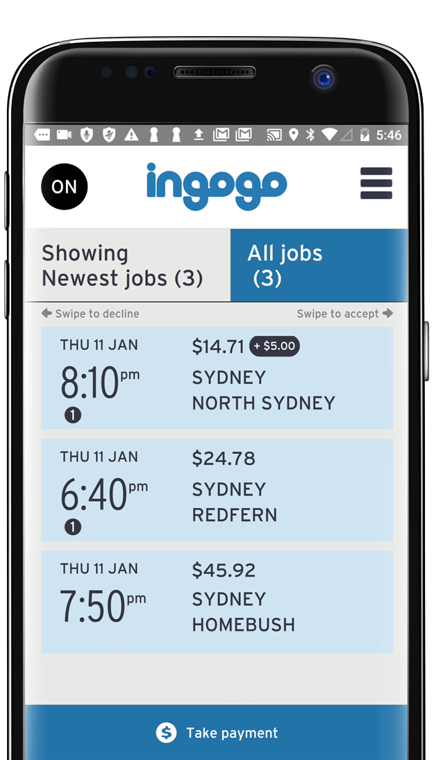 ingogo | Driver features and benefits